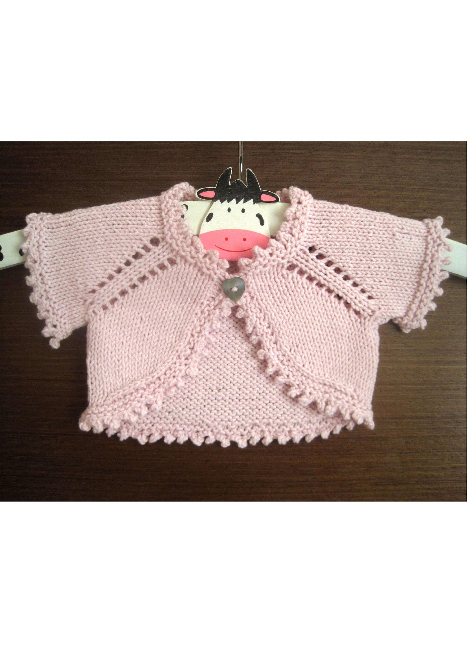 Baby Girls Sweater Bolero Knitting Pattern Book - Girls Bolero Easy ...
