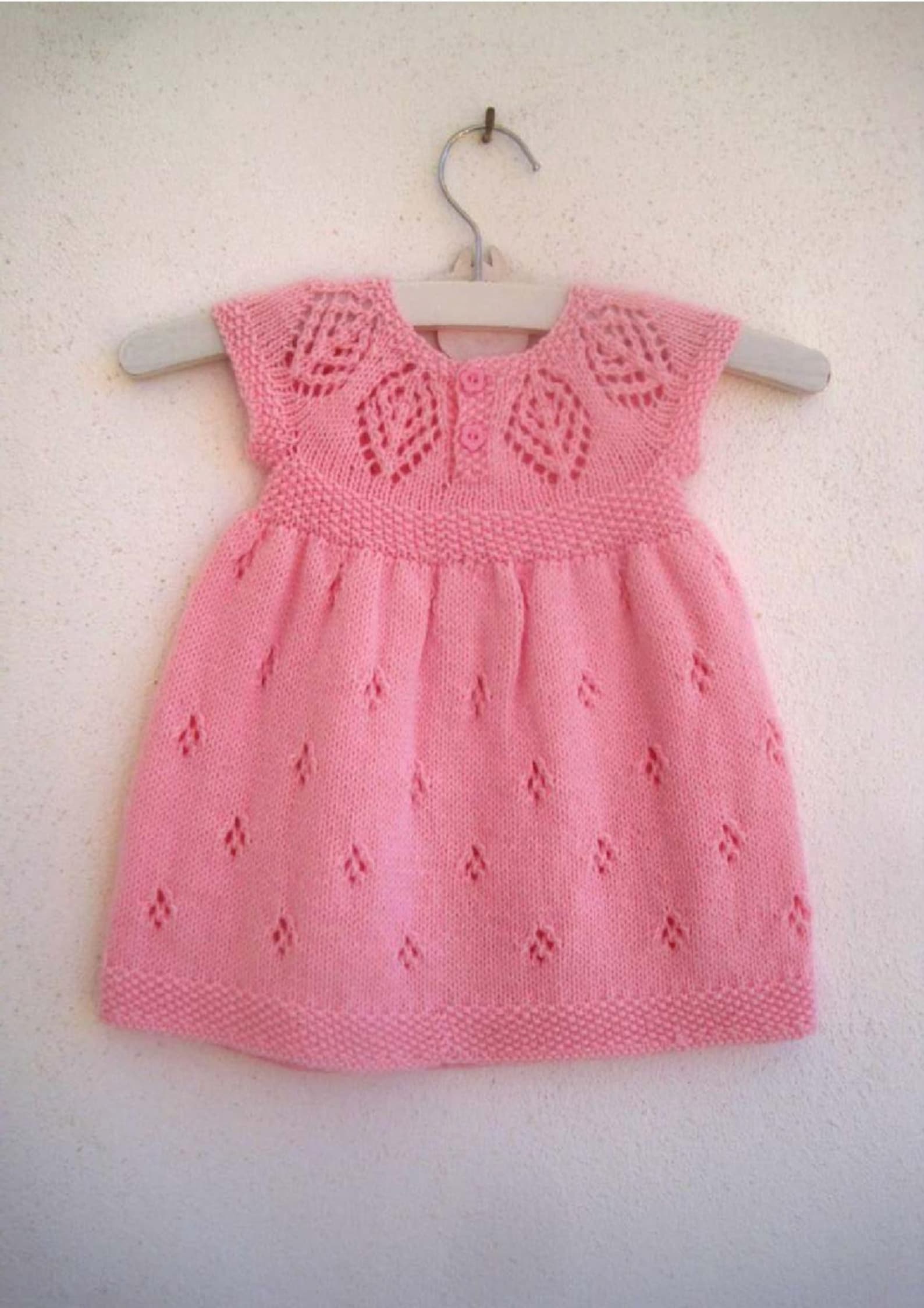 Baby Dress Knitting Pattern Girls Dress Knitting Pattern - Etsy