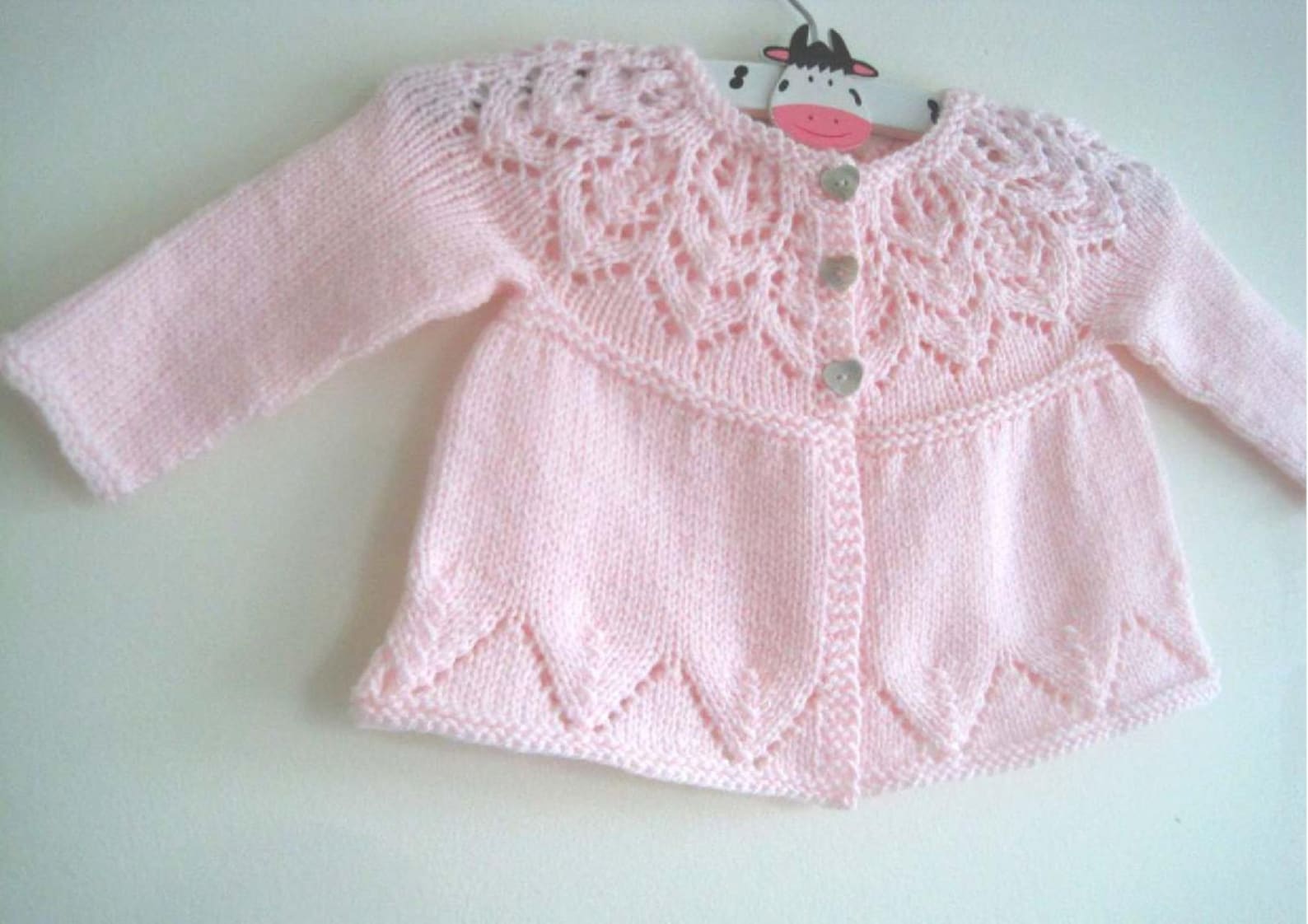 Baby Cardigan Knitting Pattern Girl Sweater Knitting Pattern Baby Girl ...