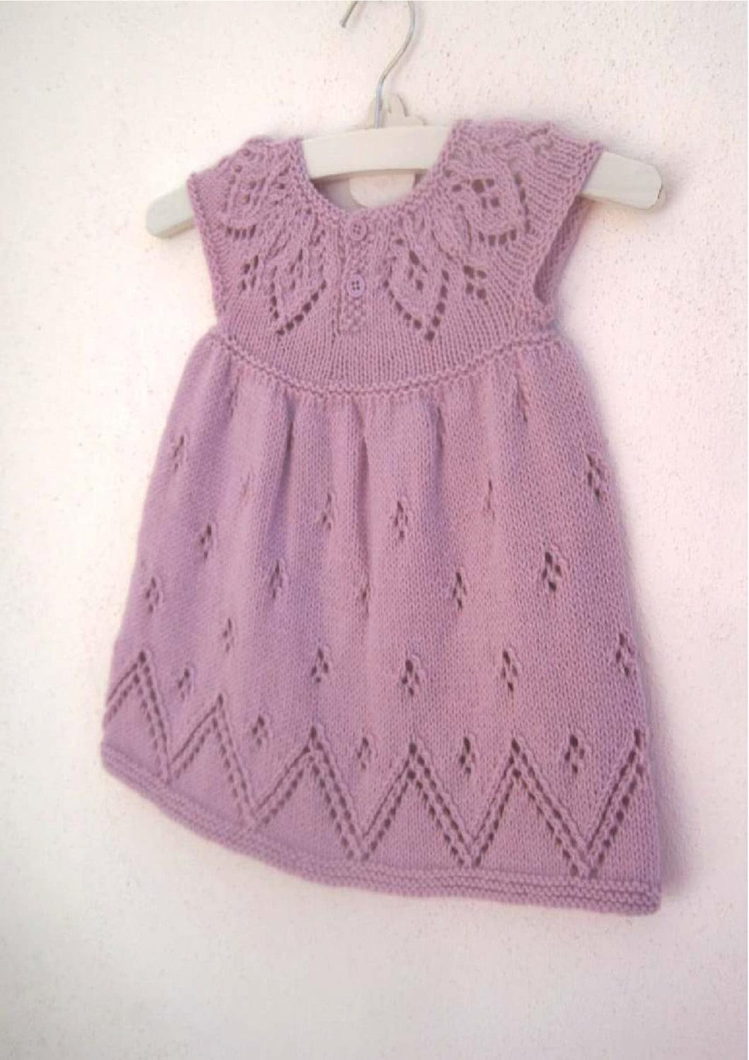 Baby Dress Knitting Pattern Girls Dress Knitting Pattern | Etsy