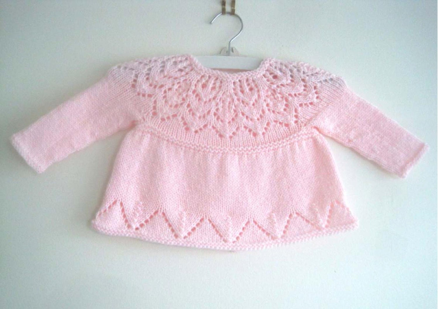 Baby Cardigan Knitting Pattern Girl Sweater Knitting Pattern Baby Girl ...