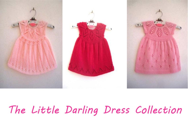 Baby Dress Knitting Pattern Girls Dress Knitting Pattern - Etsy