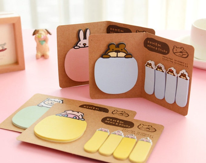 Kawaii Sticky Notes Kawaii Post It Notes Planner Supplies - Etsy