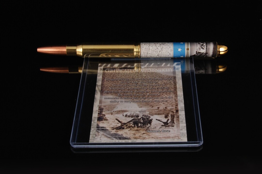 D-day Normandy Commemorative Bullet Ballpoint Pen - Etsy
