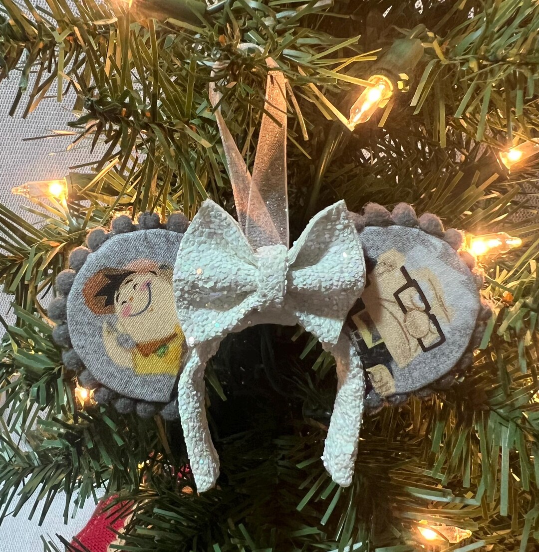 Up Russel Carl Disney Mickey Ear Headband Tree Ornament Handmade - Etsy