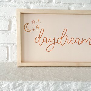 Daydreamer I Wood Sign | Celestial Painting | Boho Decor | Handmade ...