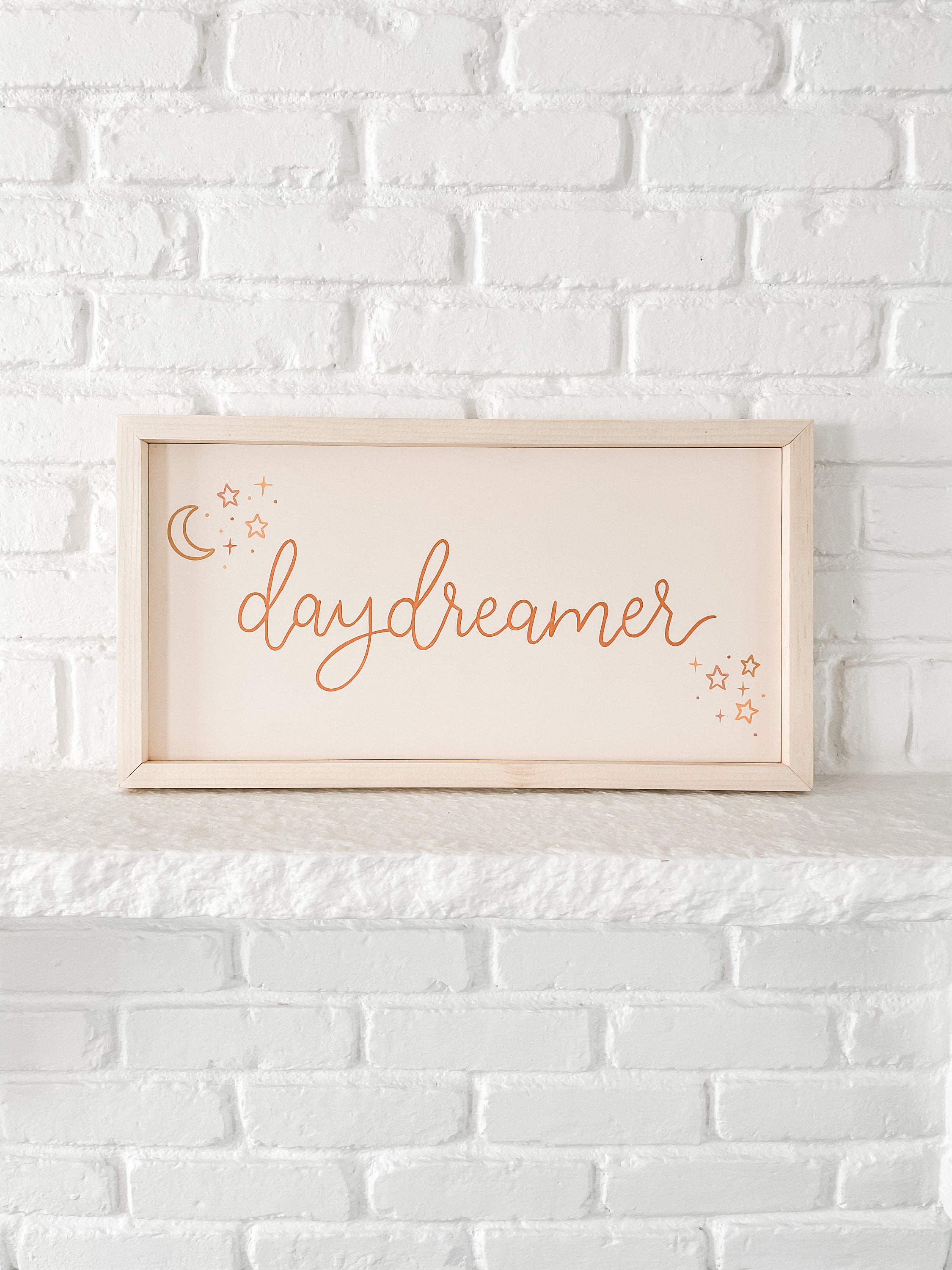 Daydreamer I Wood Sign | Celestial Painting | Boho Decor | Handmade ...