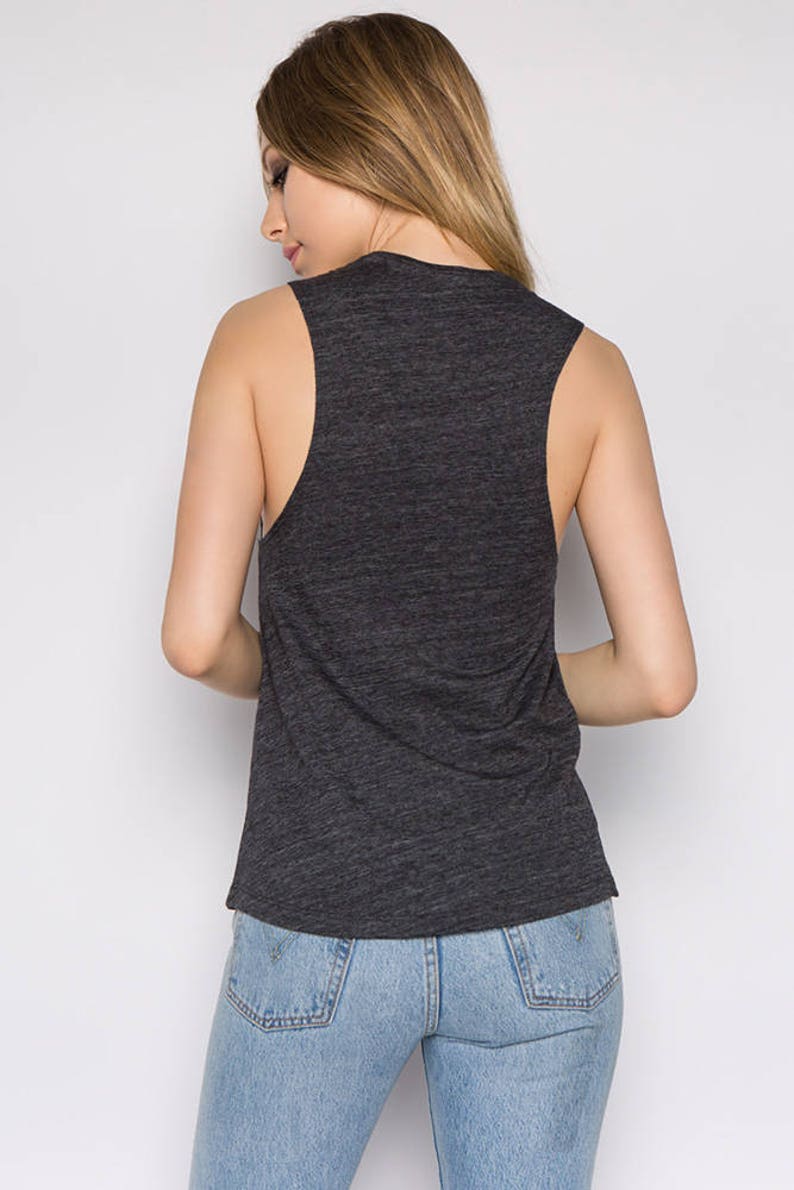 Coffee Gym Wine Muscle Tank Top Women's Flowy Muscle Tee | Etsy