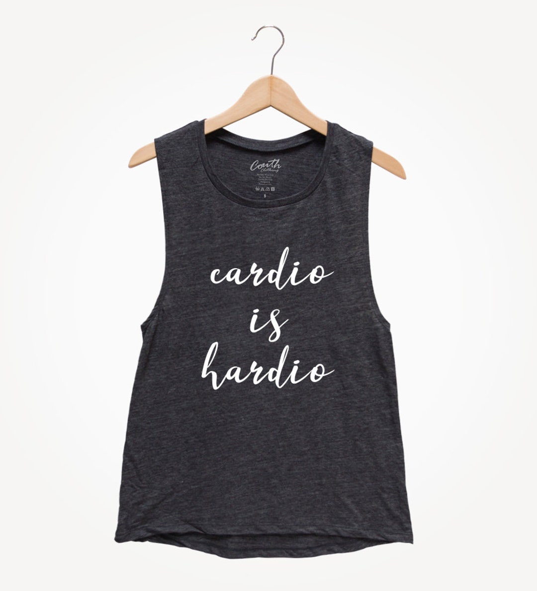Cardio is Hardio Tank, Funny Cardio Shirt, Cardio Tee, Gym Shirt ...