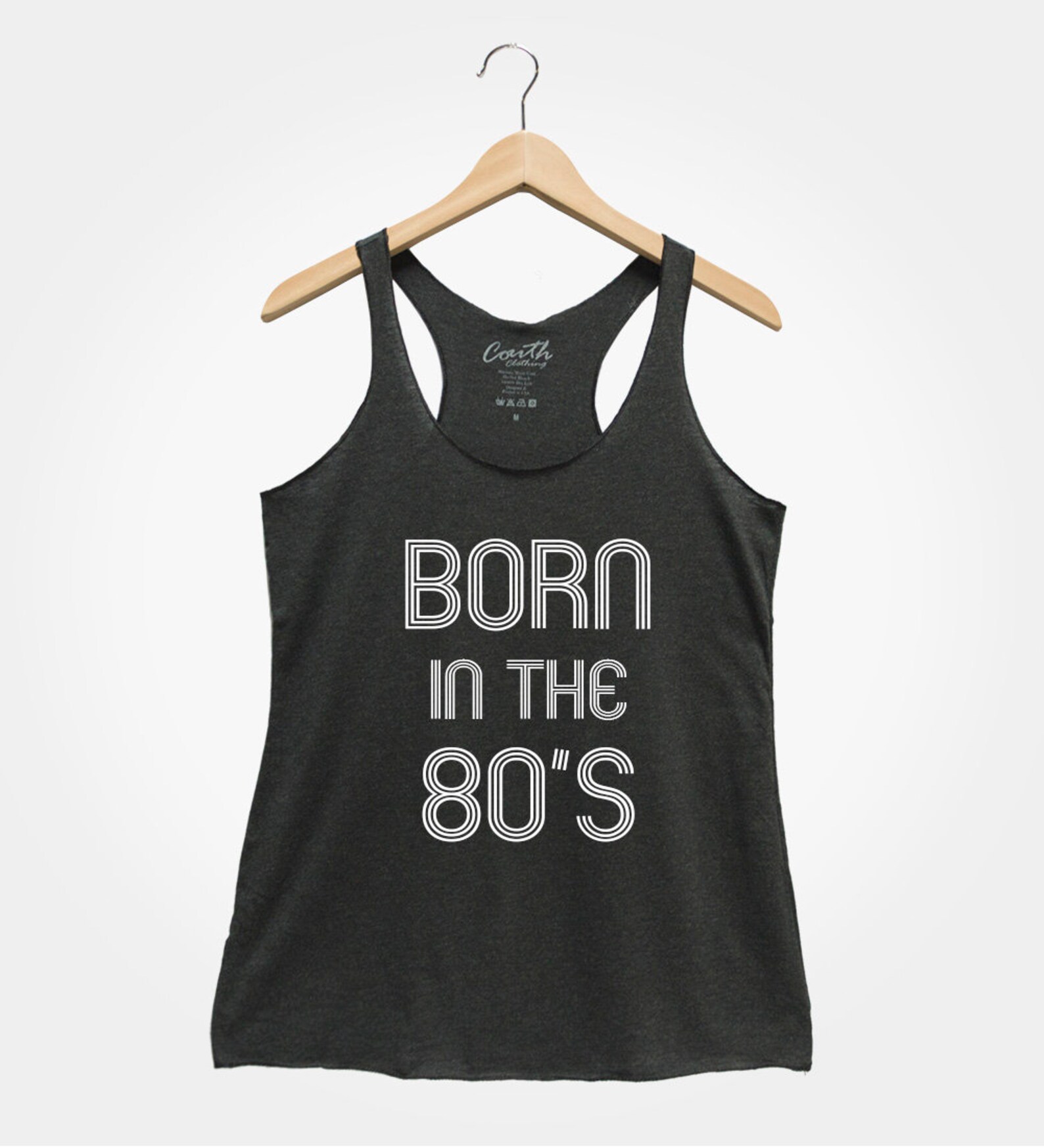 Born in the 80s Tank Top Women's Racerback Tank Birthday | Etsy