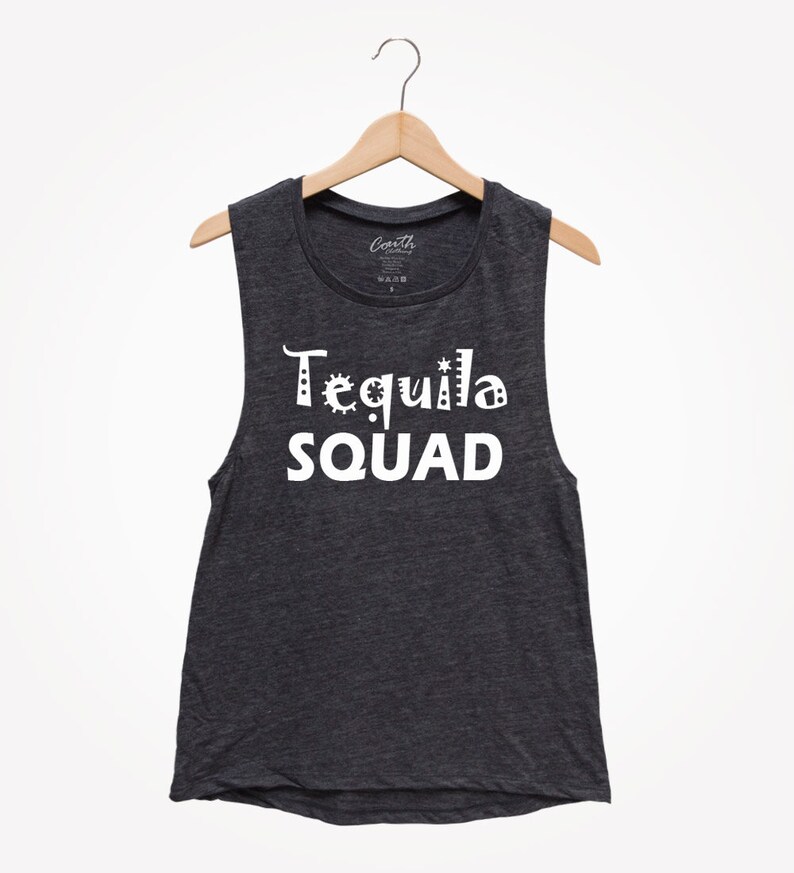 Tequila Squad Muscle Tee Cinco De Mayo Shirt Party Tank - Etsy