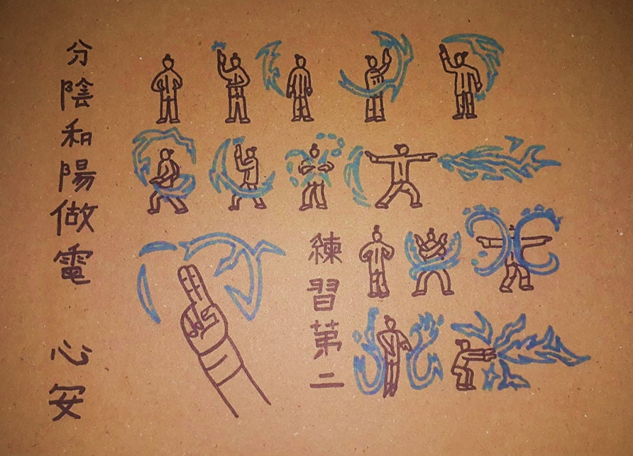 Unusual Avatar Bending Scroll | Etsy