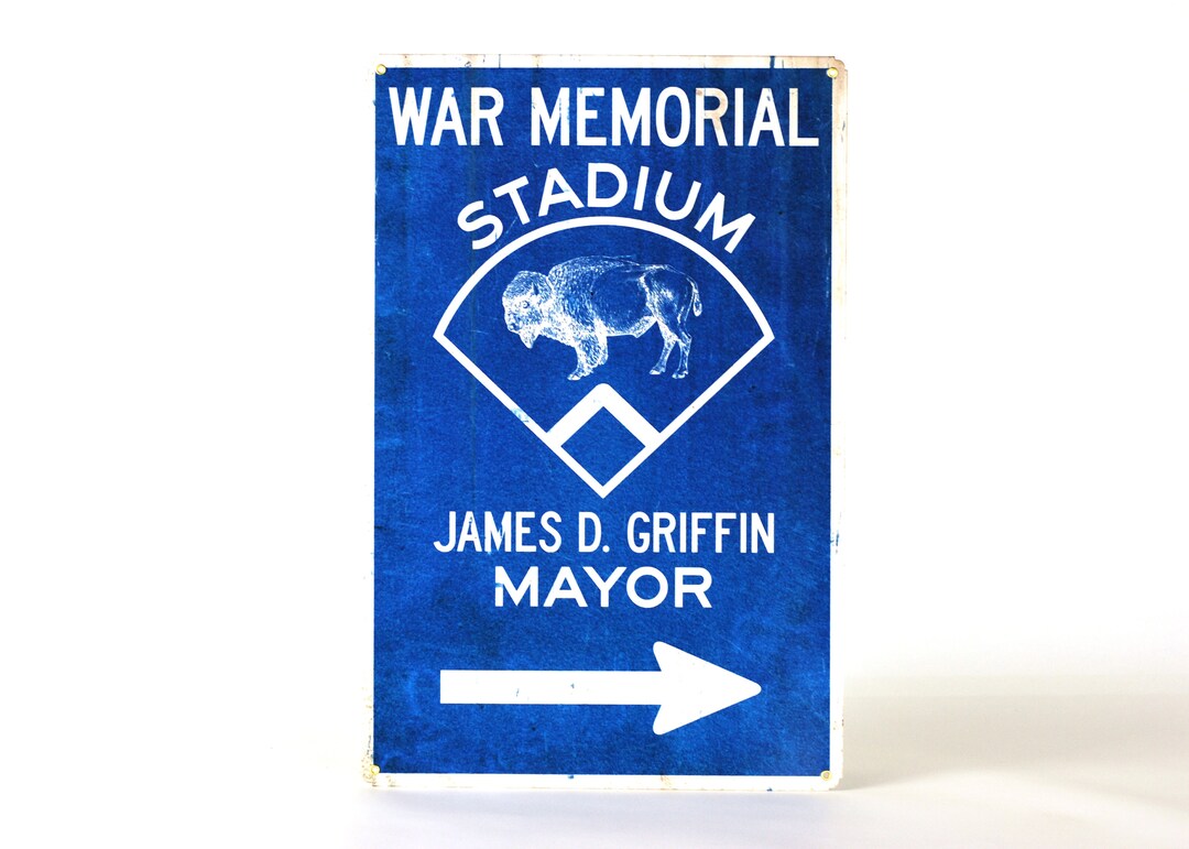 War Memorial Stadium Buffalo NY Sign - Etsy
