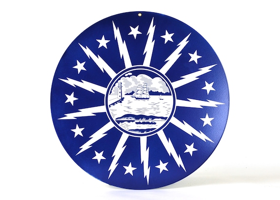 City of Buffalo NY Seal Round Metal Sign | Etsy