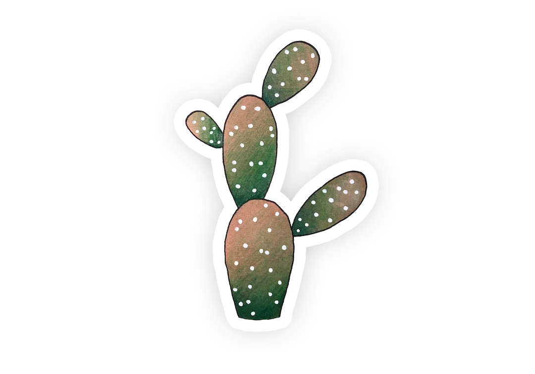 Cactus - Cactus Stickers - Texas Sticker - Succulent Sticker - Stickers ...