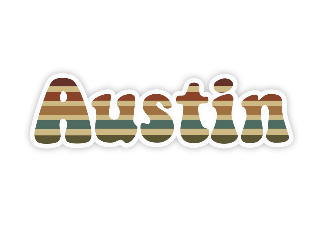 Austin Texas Sticker - Austin Sticker - Texas Sticker - Vinyl Stickers ...