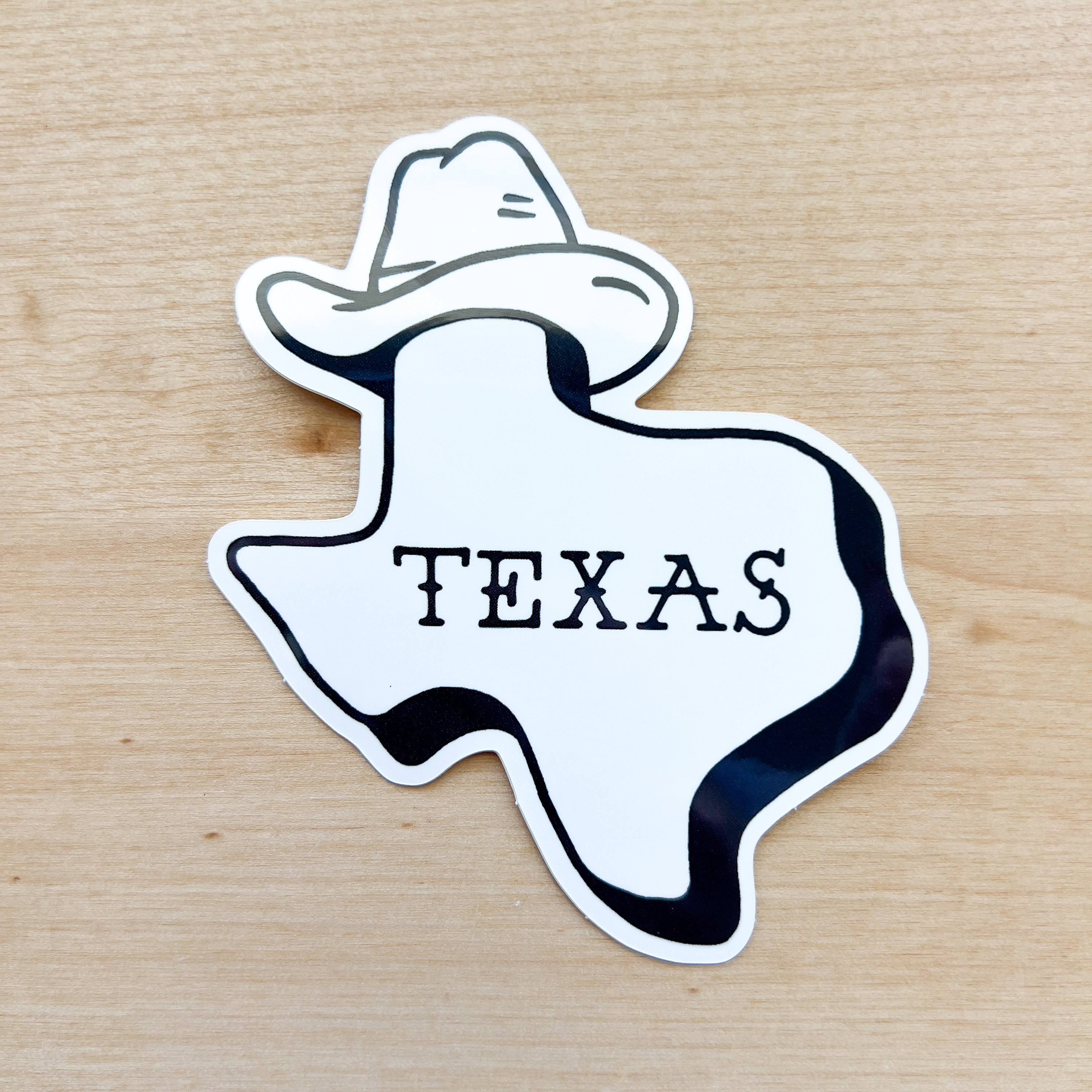 Texas Cowboy Hat Sticker - Western Sticker - Texas Sticker Lover ...
