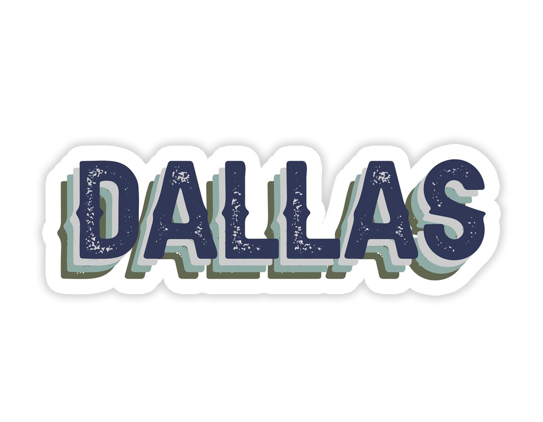 Dallas Sticker - Texas Sticker - Decals - Sticker for Yeti - Sticker ...