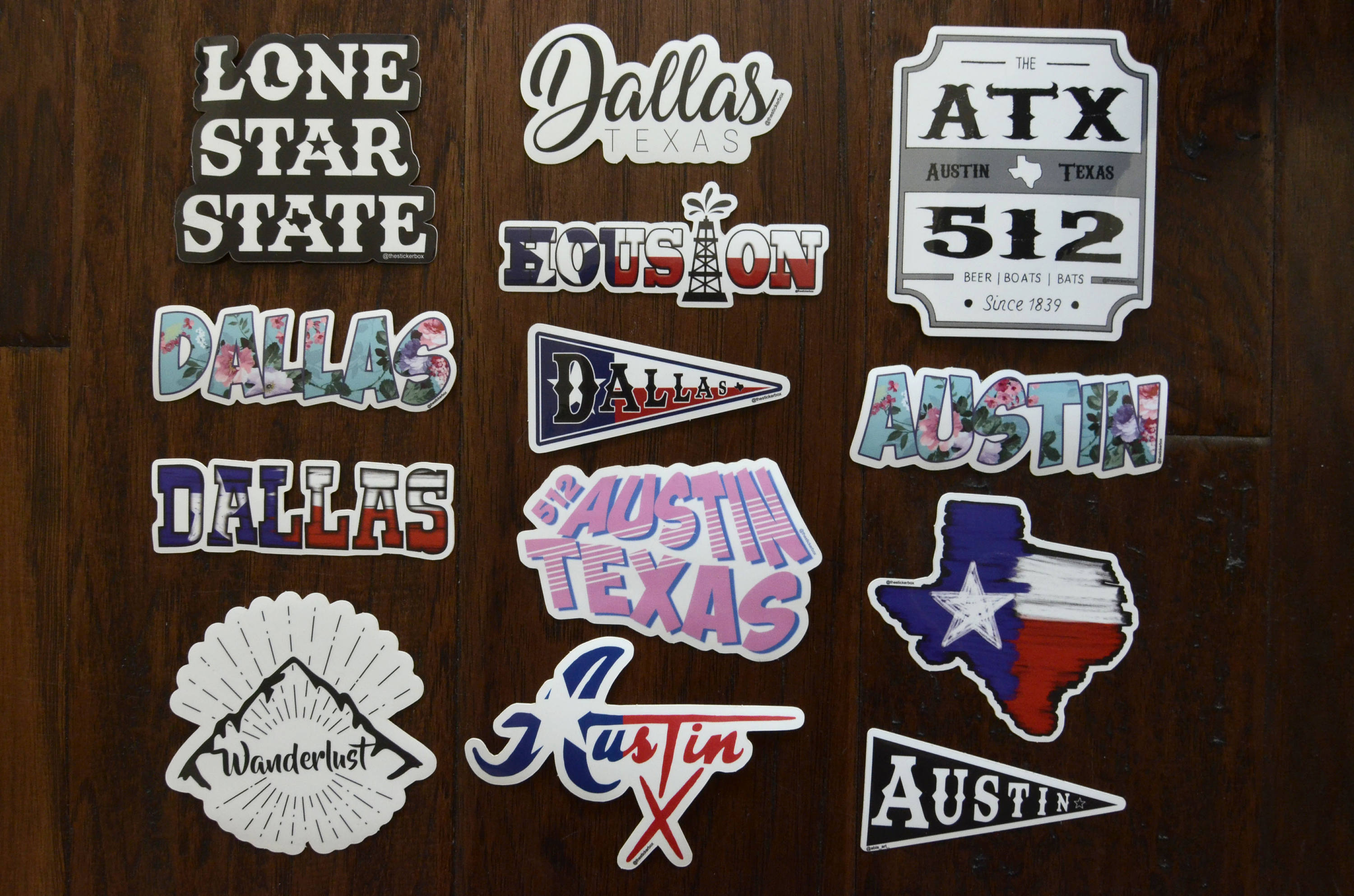 Texas Sticker Vinyl Decal Austin Texas Sticker Sticker - Etsy