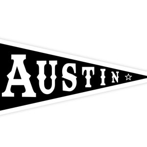 Vinyl Sticker -sticker Decal - Vinyl Decal - Austin Sticker - Texas ...