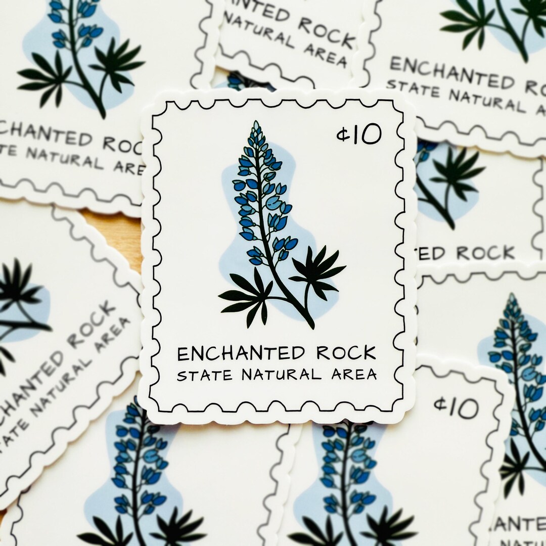 Enchanted Rock Sticker - Texas State Park Vinyl Decal - Hiking ...