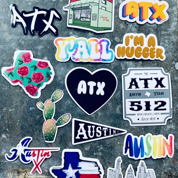 Austin Texas Bumper Sticker - Etsy