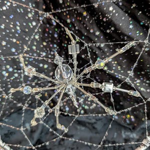 All That Glitters is Diamonds Spider Web Wall Art - Etsy