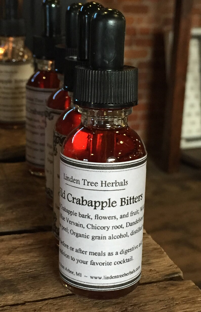 Wild Crabapple Bitters // Wildcrafted Organic Botanical | Etsy