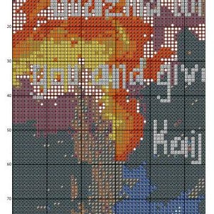 Godzilla Will Stand With You - Cross Stitch Pattern - Etsy