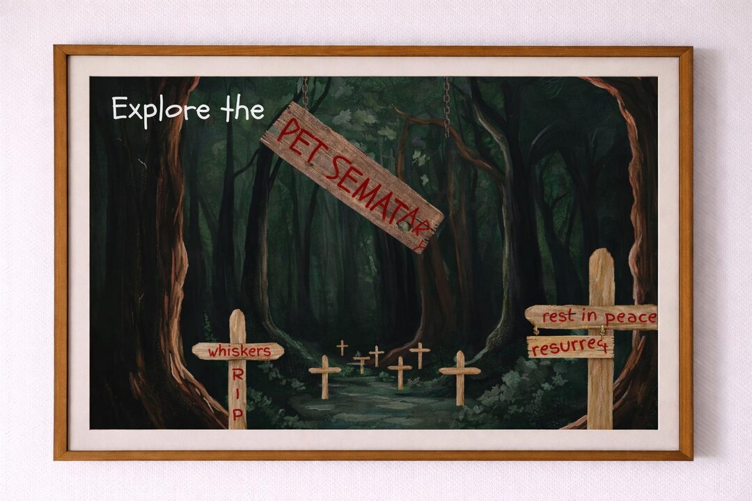 Dead Pet Cross Stitch Pattern | PDF Instant Download | Horror Icon ...