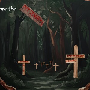 Pet Sematary Digital Print (PNG) -inspired by Stephen King's Novel - Etsy