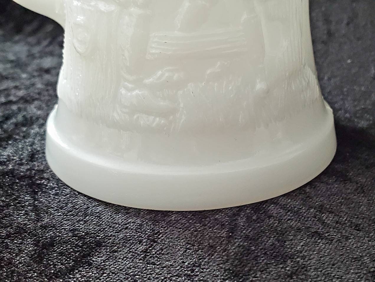 Vintage Federal Glass Milk Glass Beer Mugs Steins Tavern Etsy