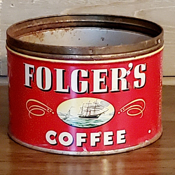 Folgers Coffee Can - Etsy