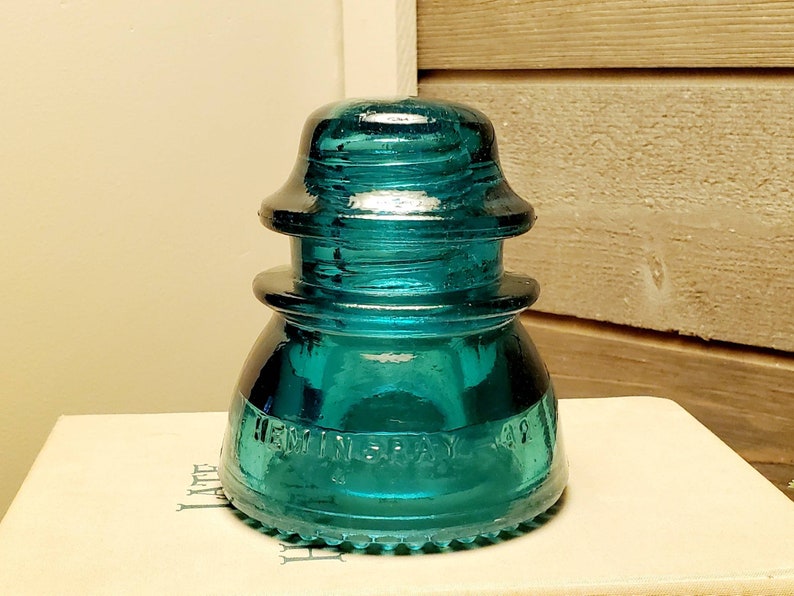 Vintage 1960s Green Glass Hemingray 42 Insulators CD154 - Etsy