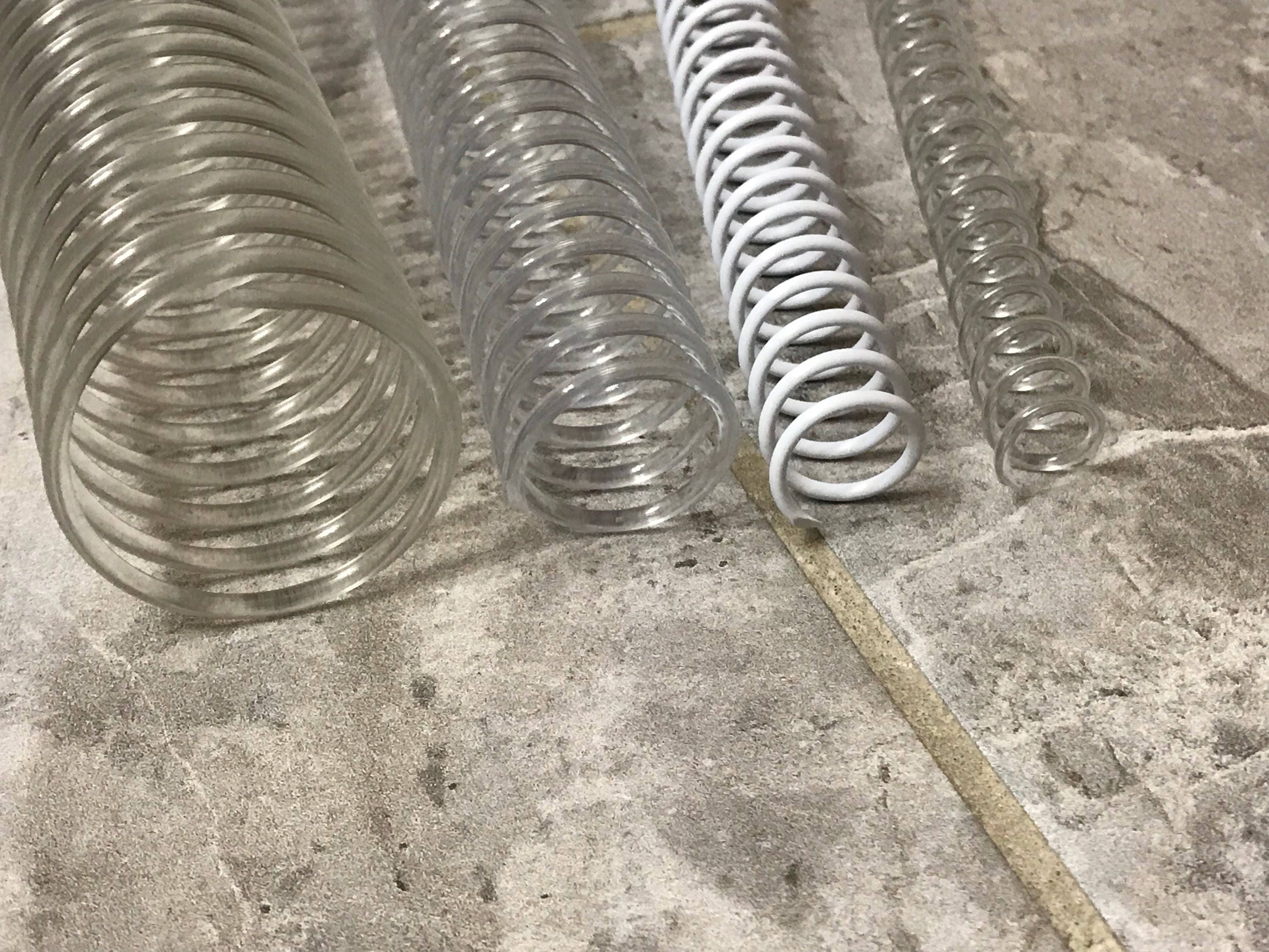 Coil Binding | Clear or Black Plastic Spiral Coil - Etsy