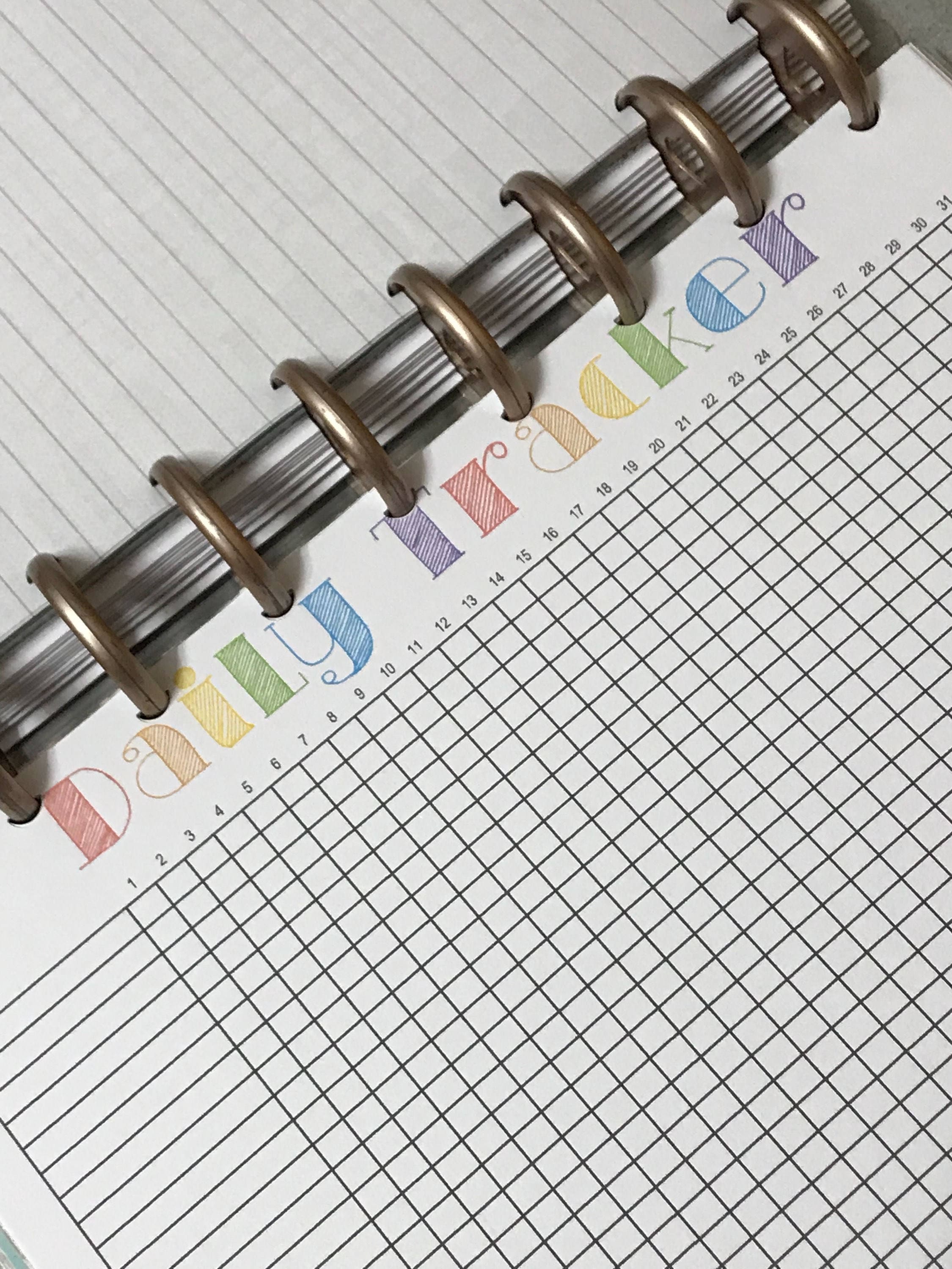 Bullet Journal Monthly Tracker Daily Tracker Habit Tracker | Etsy