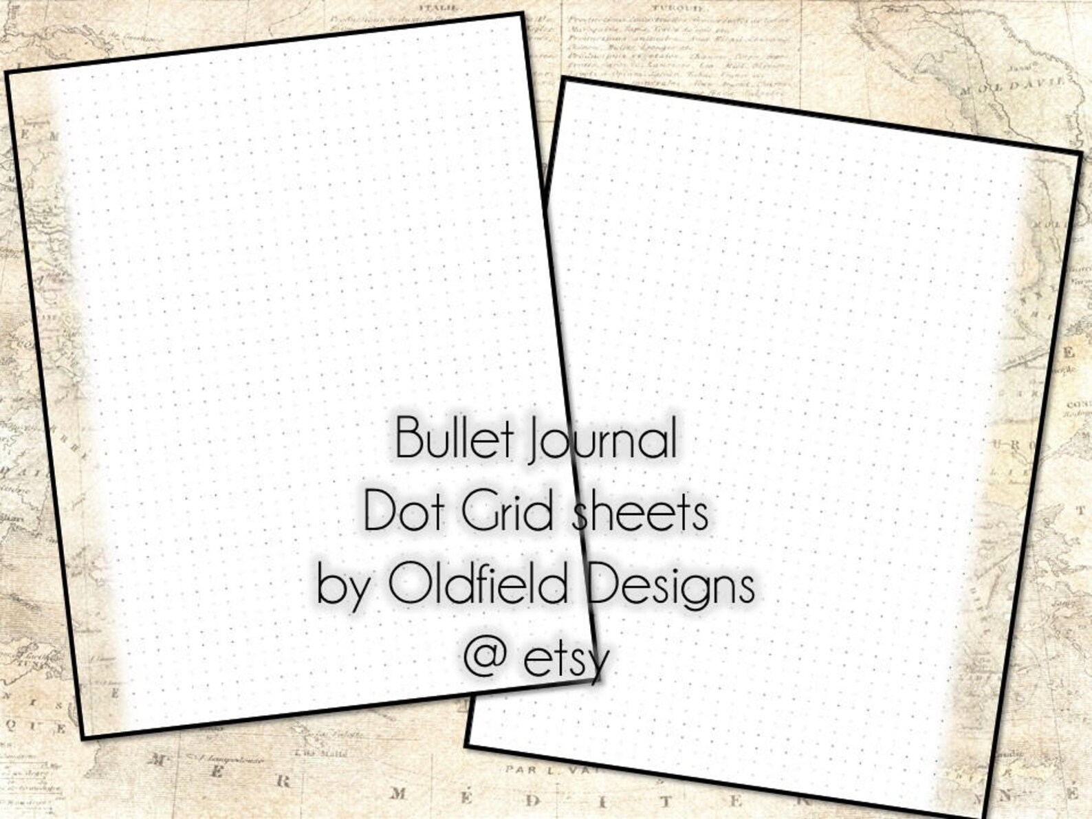 Bullet Journal Dot Grid Printable Planner Pages Planner - Etsy