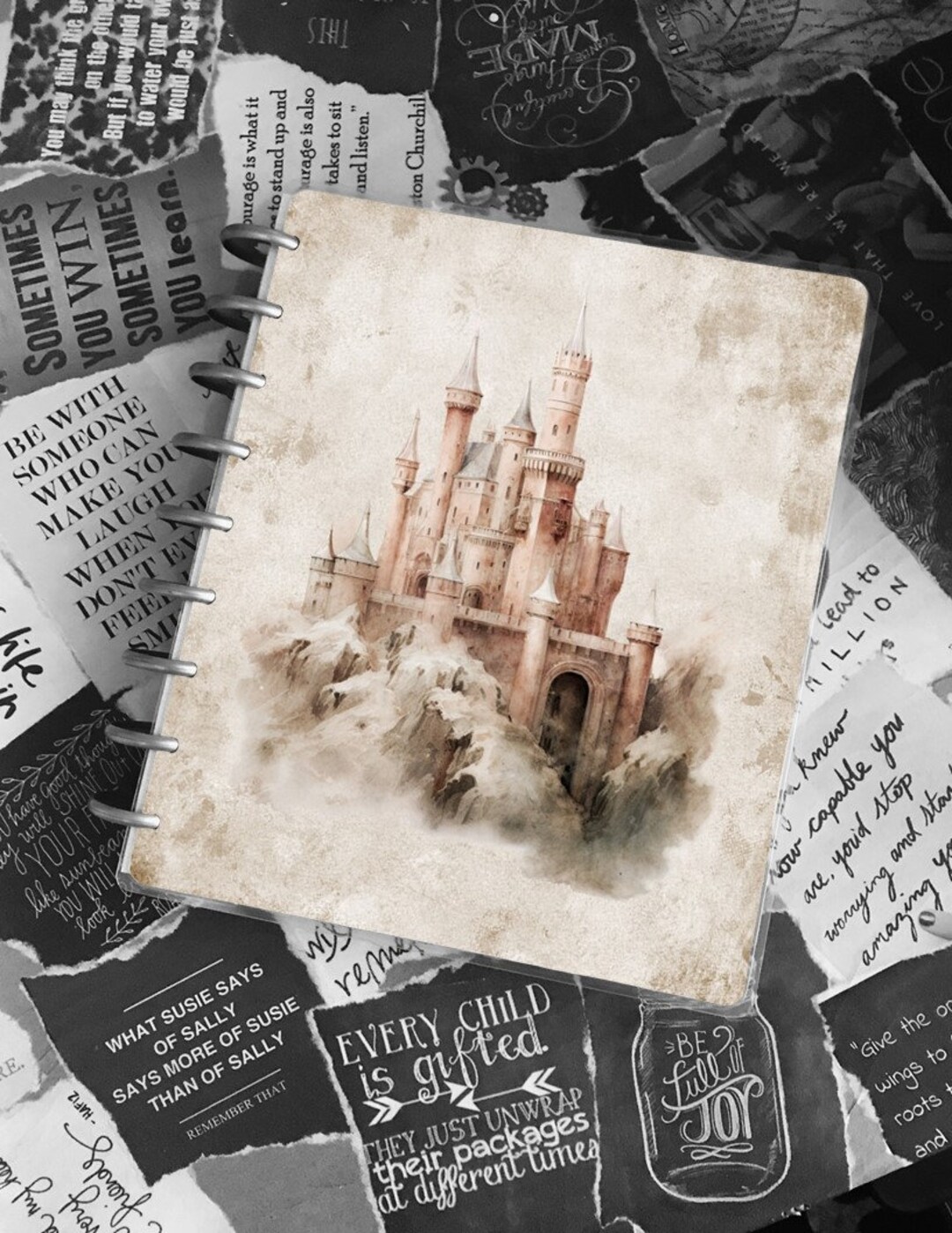 White Castles Notebook Cover Planner Covers Teacher Journal Fairy Tale ...