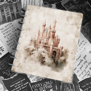 White Castles Notebook Cover Planner Covers Teacher Journal Fairy Tale ...