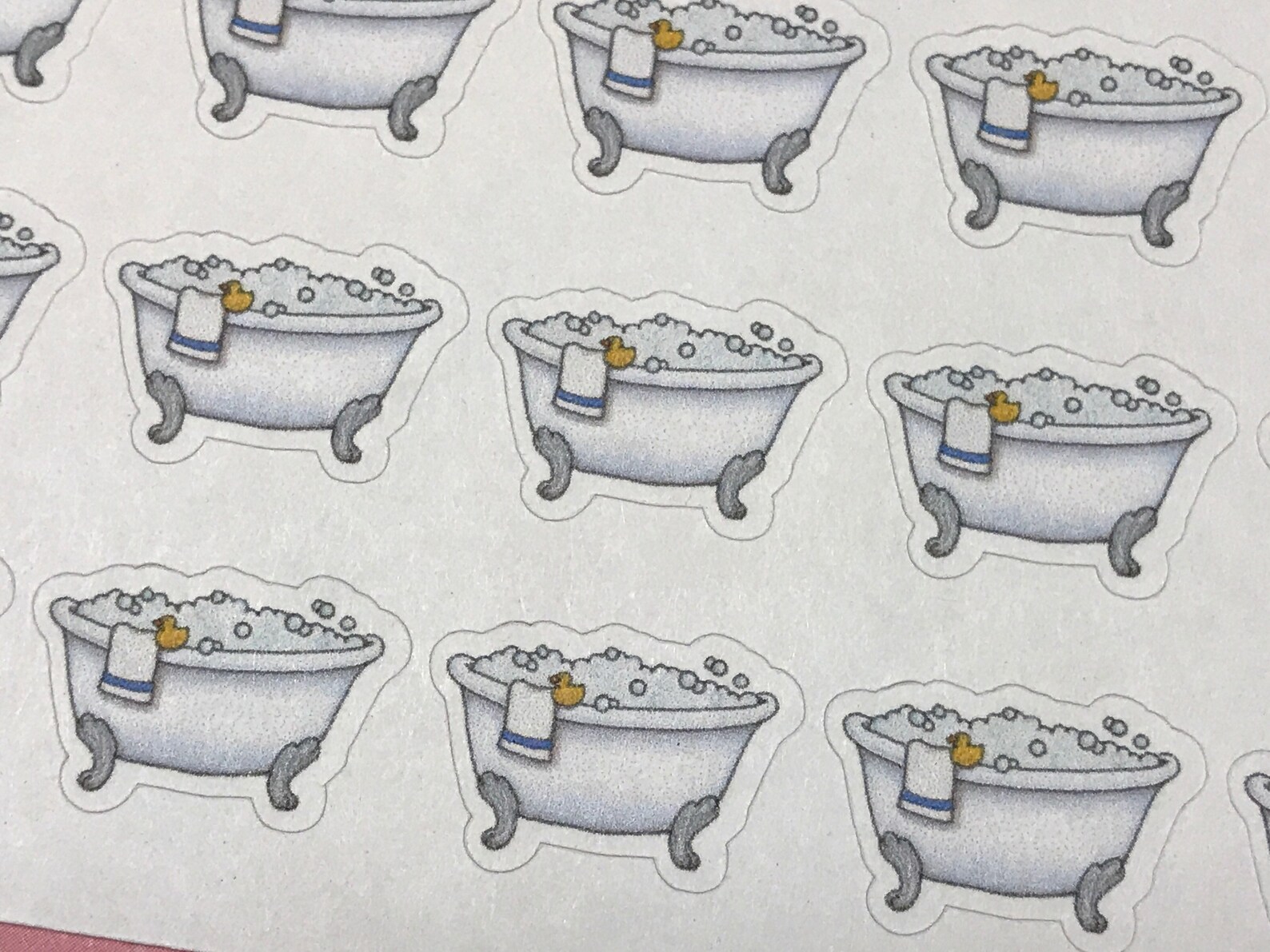 Me Time Bubble Bath Sticker Claw Foot Tub Spa Day - Etsy