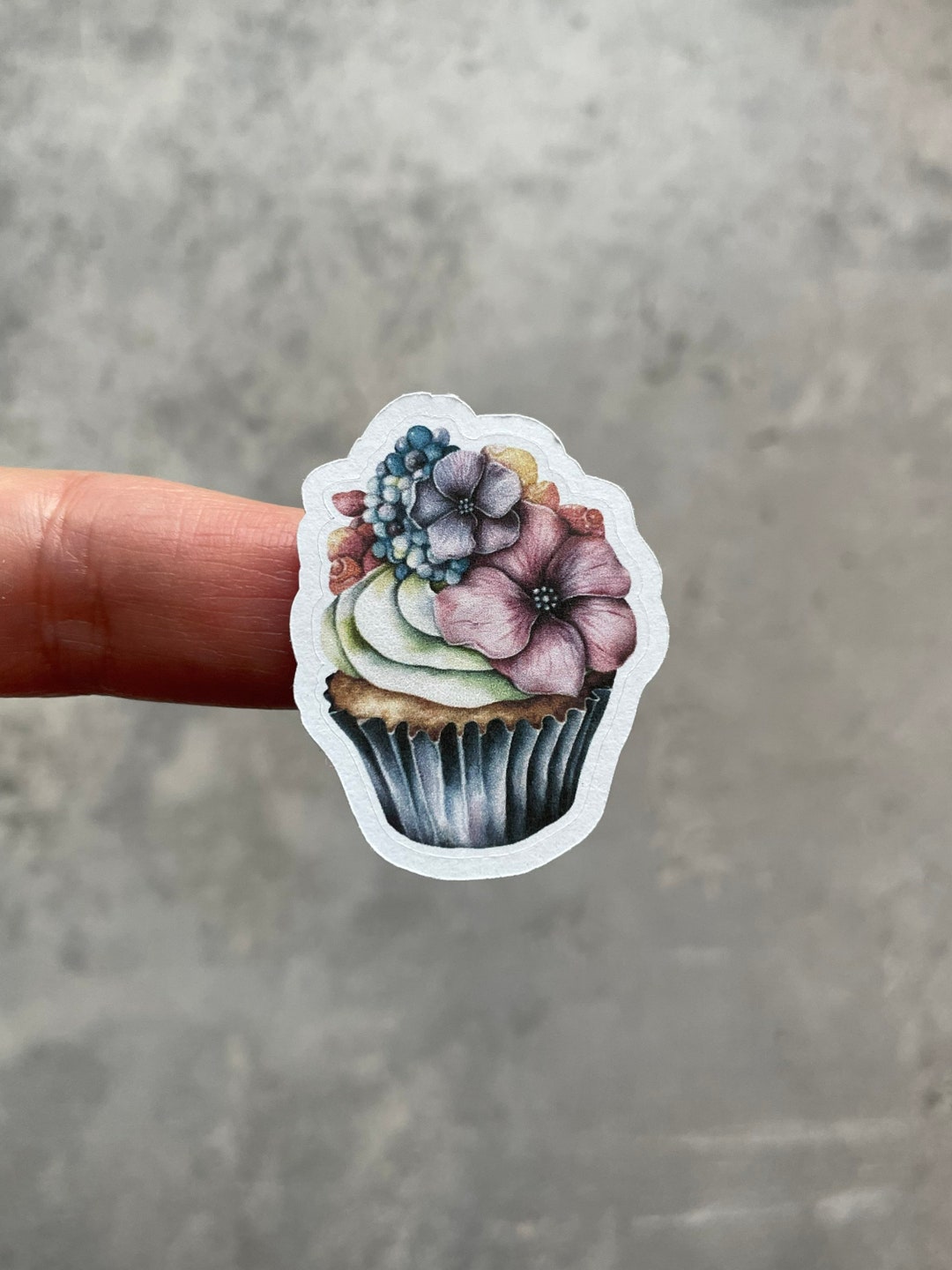 Cupcake Stickers - Envelope Seals - Etsy