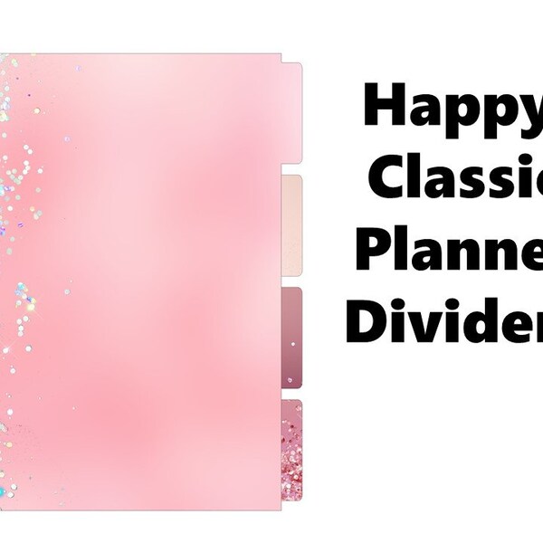 Happy Planner Dividers - Etsy