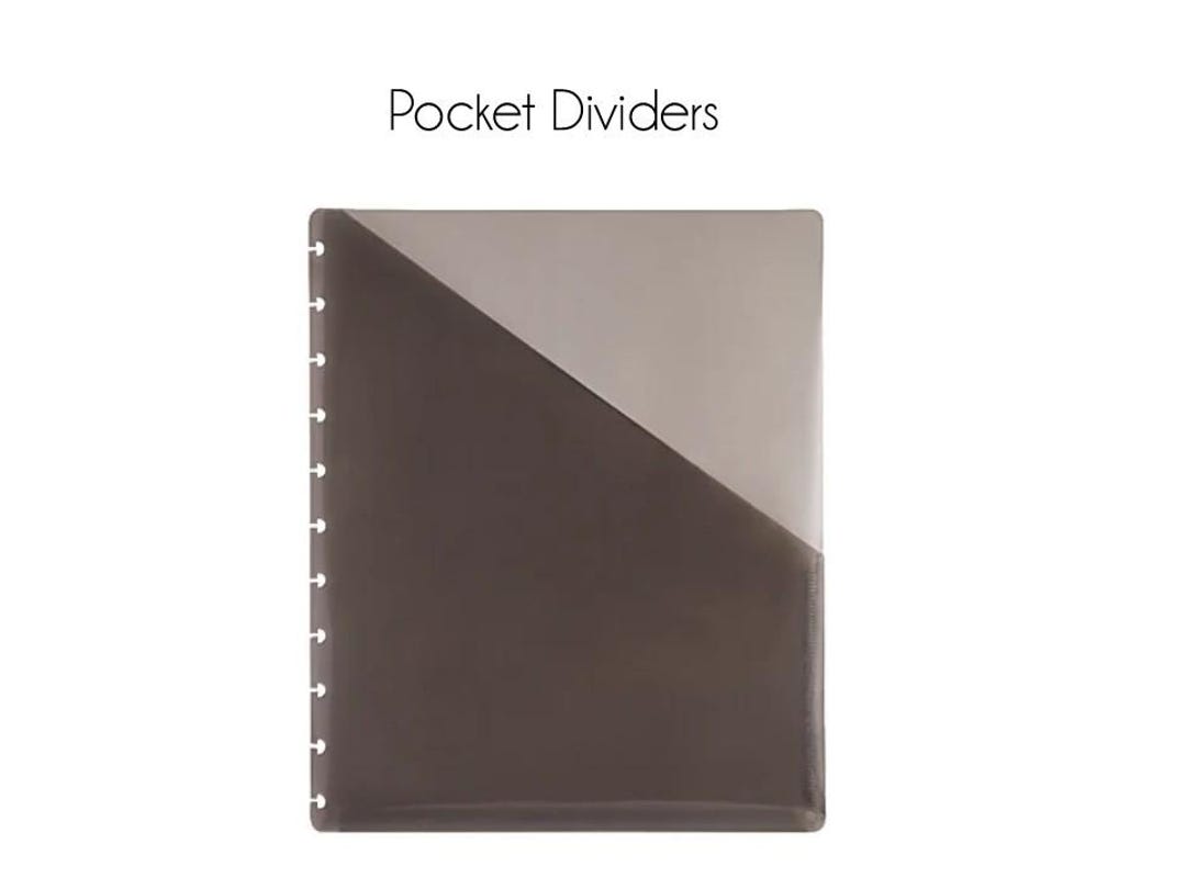 Pocket Dividers | Plastic | Letter Size | Discbound | TUL | 11 Disc ...