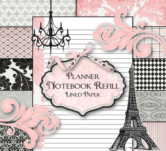 Lined Paper Letter Size Journal Paper to Match Your Planner - Etsy