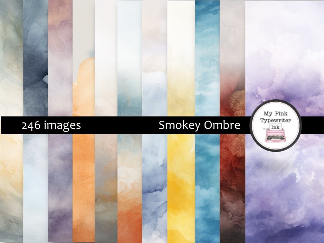Digital Paper | Scrapbook | Junk Journal | Background | Smokey Ombre ...
