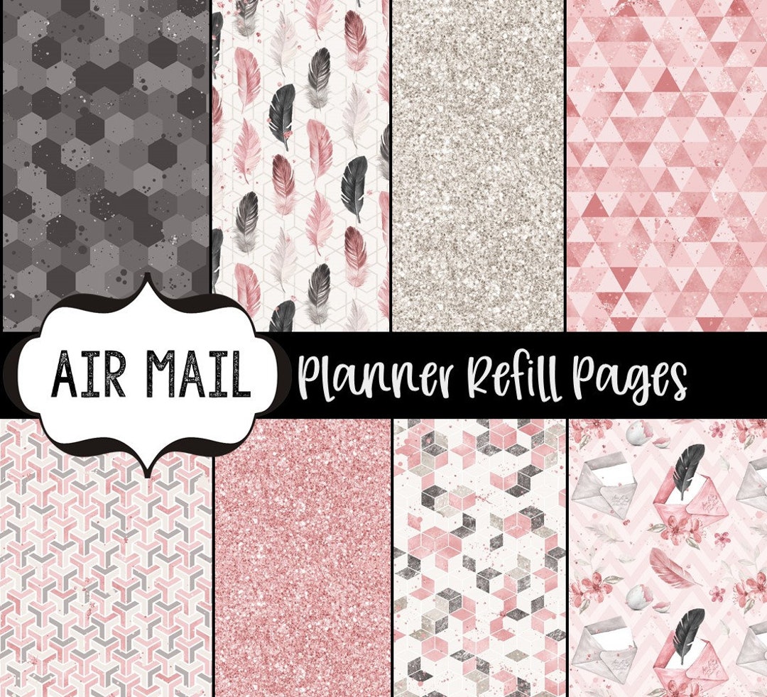 A5 Lined Planner Refill Paper: Printable Custom Colors (PDF) - Etsy ...