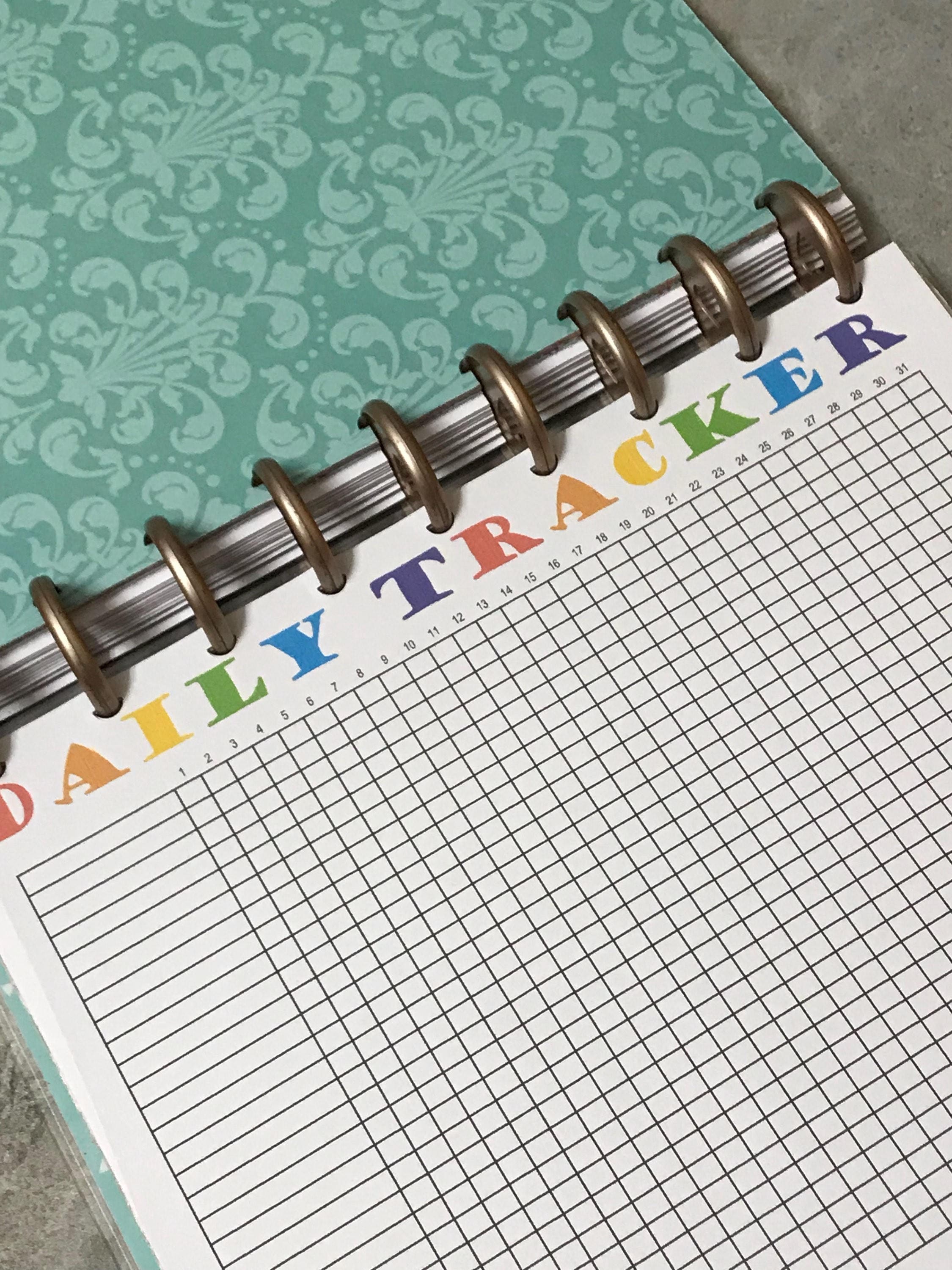 Bullet Journal Monthly Tracker Daily Tracker Habit Tracker | Etsy