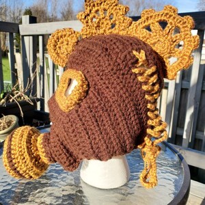 Steampunk Crocheted Gas Mask, Gas Mask, Golden Mask - Etsy
