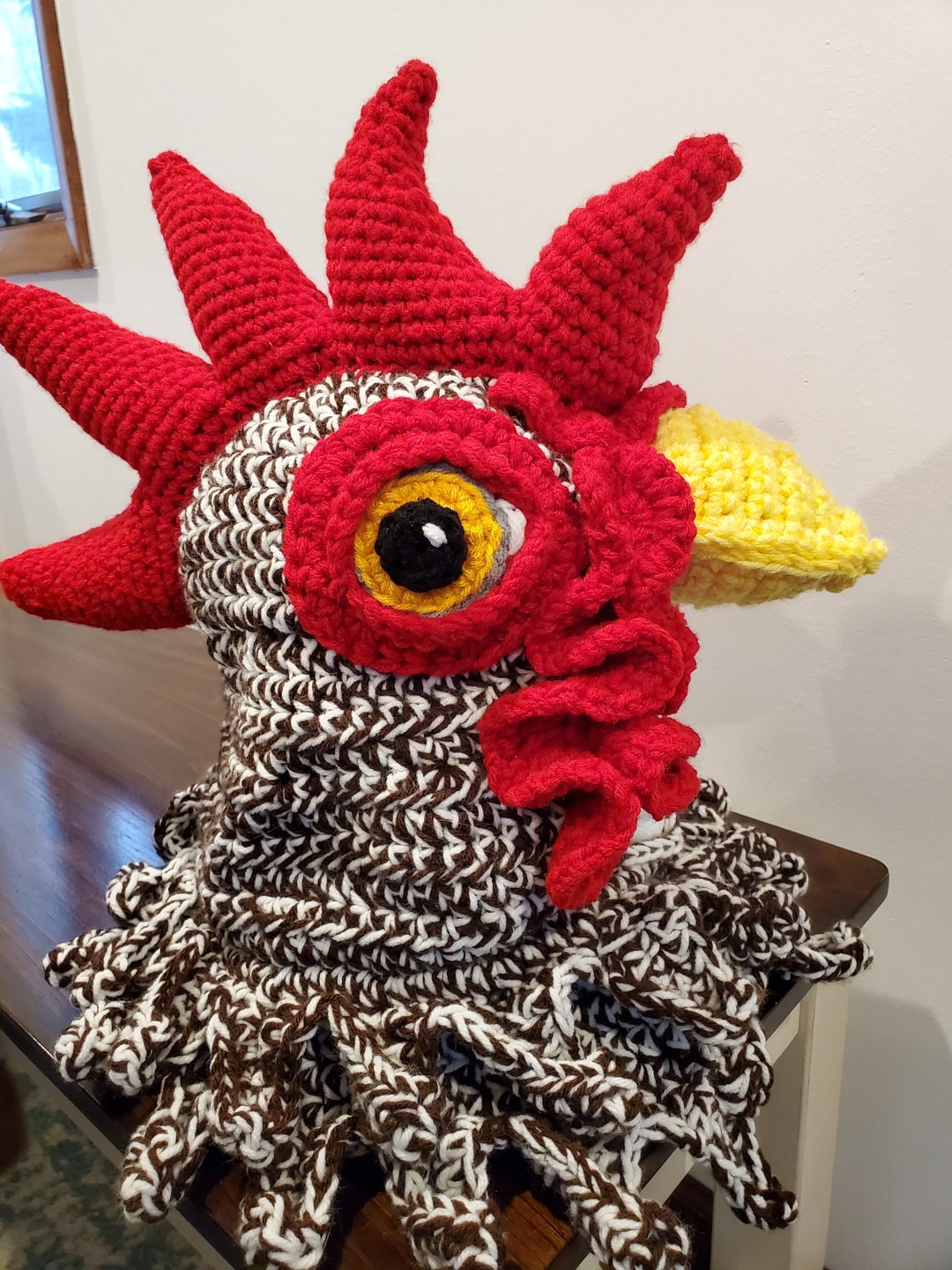Chicken Hood, Crocheted Chicken Hat, Cosplay - Etsy