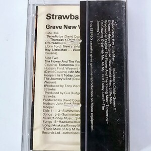 THE Strawbs Grave New World Audio Cassette Tape Album - Etsy